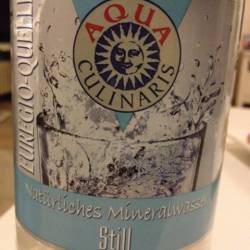 Wasser, still - Infos und Nährwerte