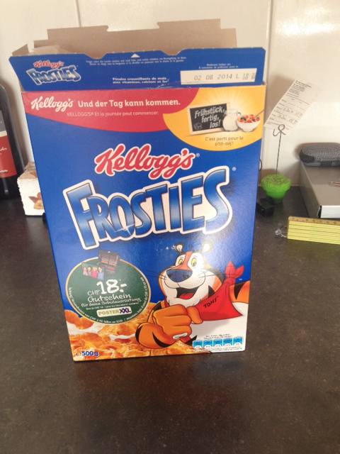 Kelloggs Frosties - Infos und Nährwerte